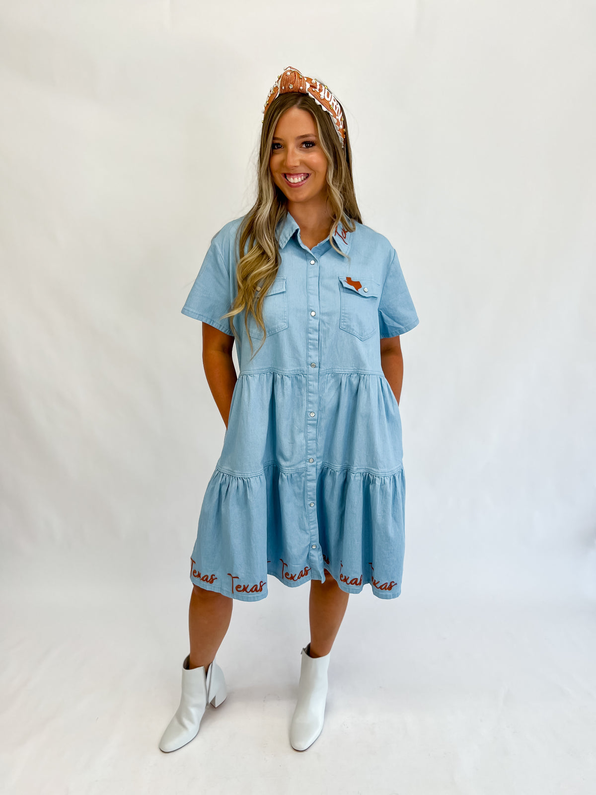 [Layerz] Lone Star State Dress — The Burlap Sack Boutique