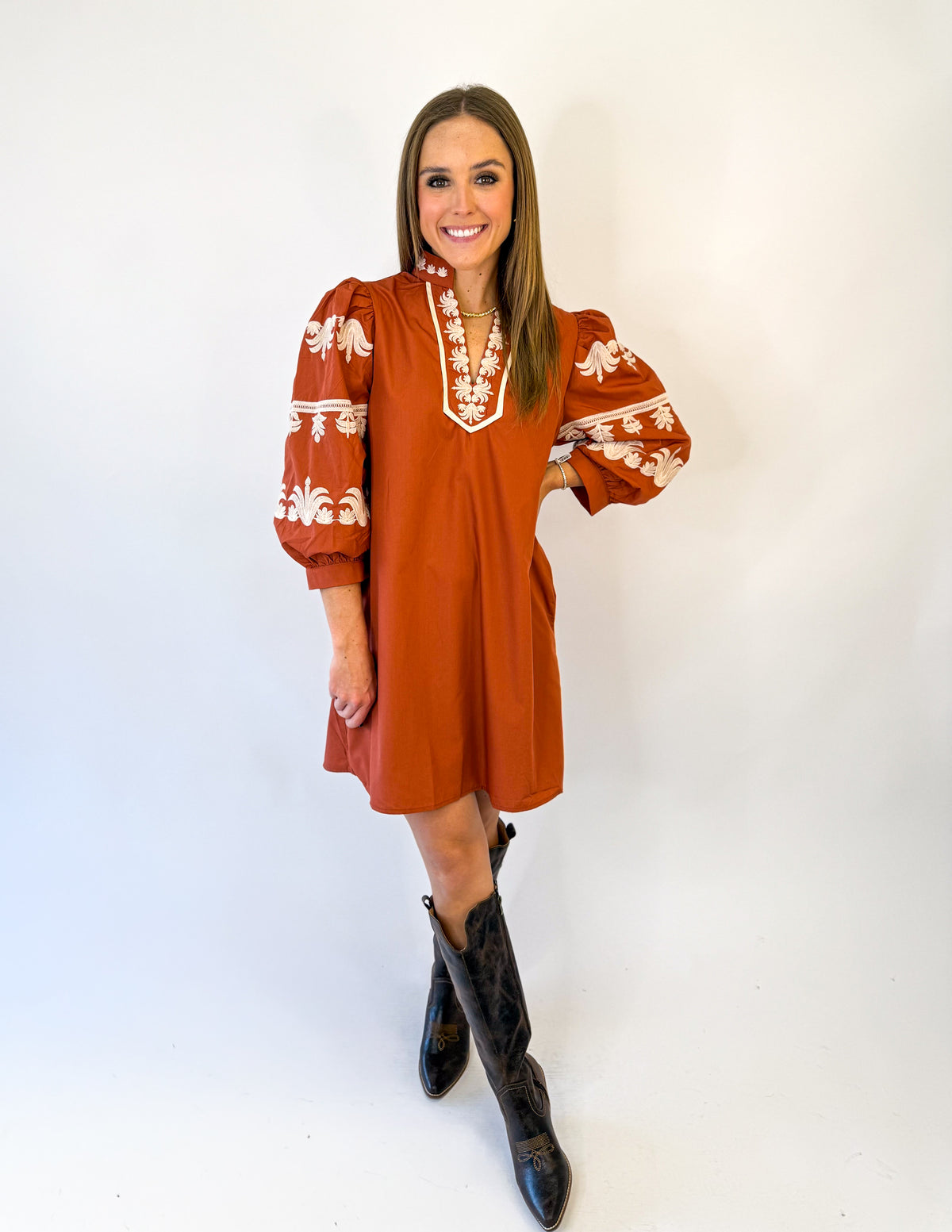 Festive Mini Dress — The Burlap Sack Boutique